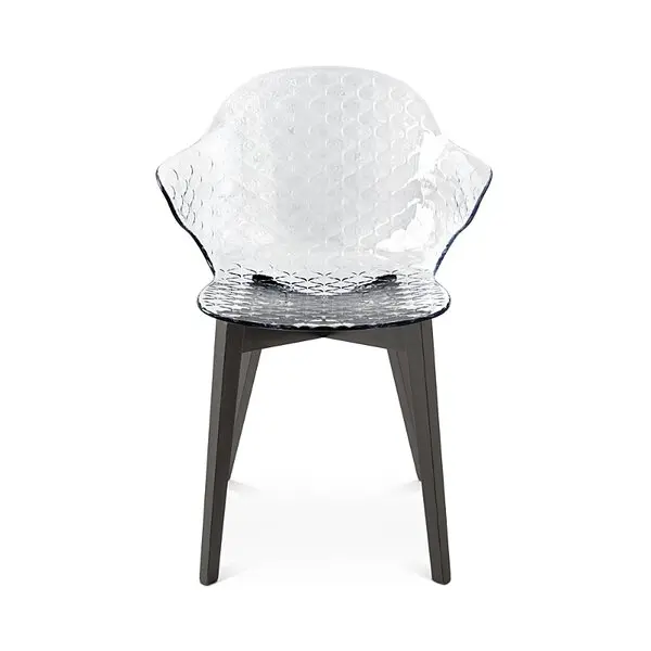 CALLIGARIS St. Tropez Graphite Chair - Graphite/transparent