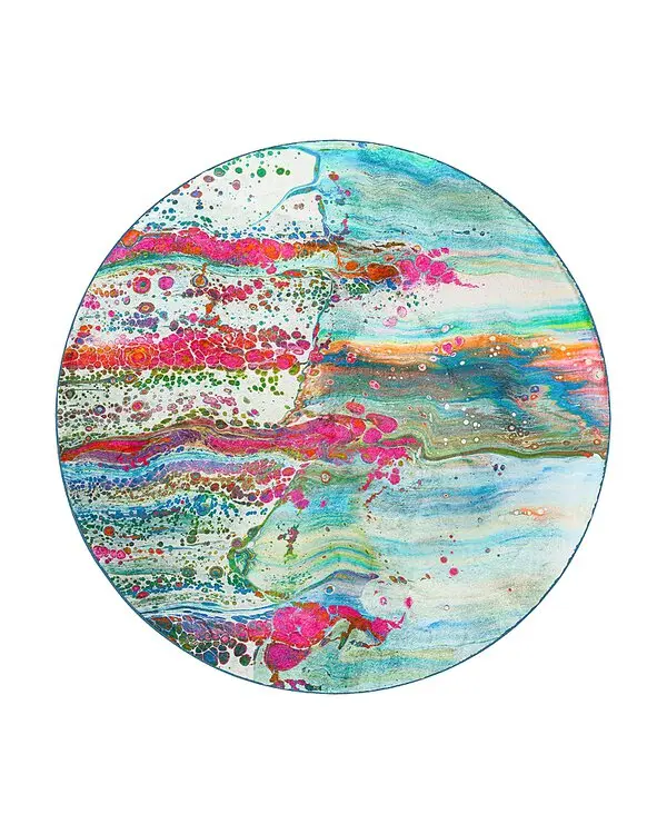 DALYN RUG COMPANY Kikiamo Kk2 Round Area Rug, 8' X 8