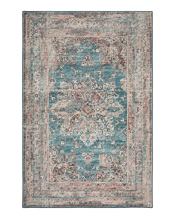 DALYN RUG COMPANY Jericho Jc6 Area Rug, 5' X 7'6 - Turquoise
