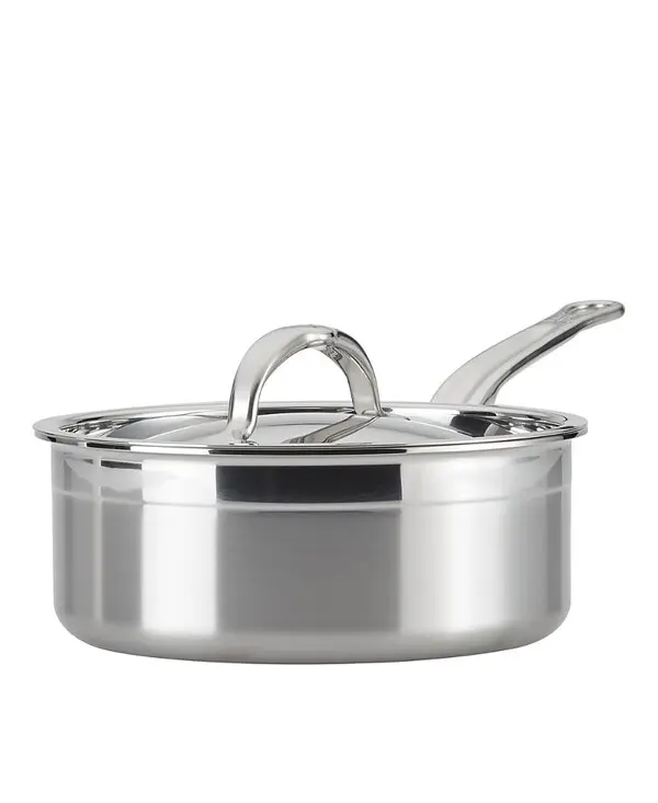 HESTAN Probond Forged 2-quart Professional Clad Stainless Steel Saucepan With Lid