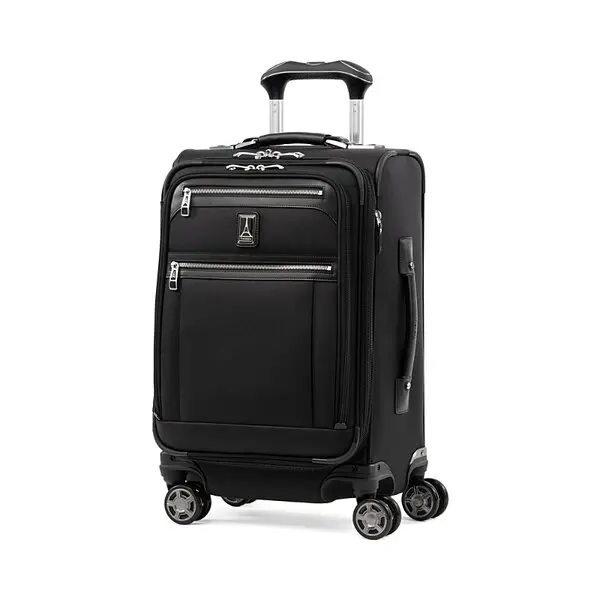 TRAVELPRO Platinum Elite 20-inch Expandable Business Plus Carry On Spinner - Shadow Black