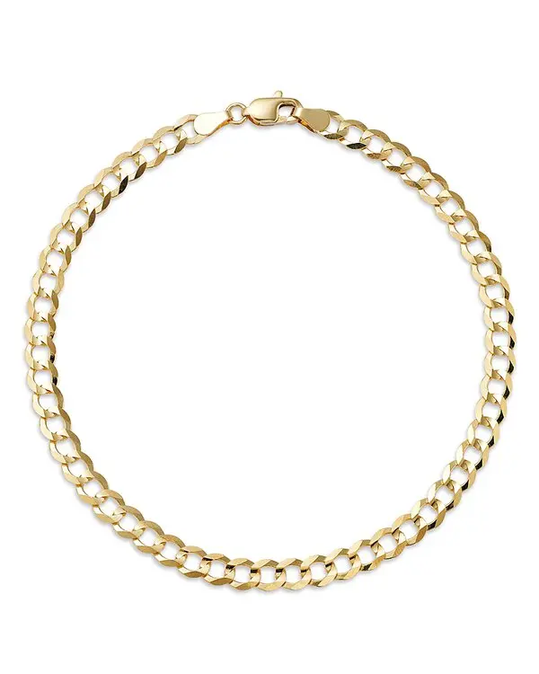 Bloomingdale'S 14k Yellow Curb Link Chain Bracelet