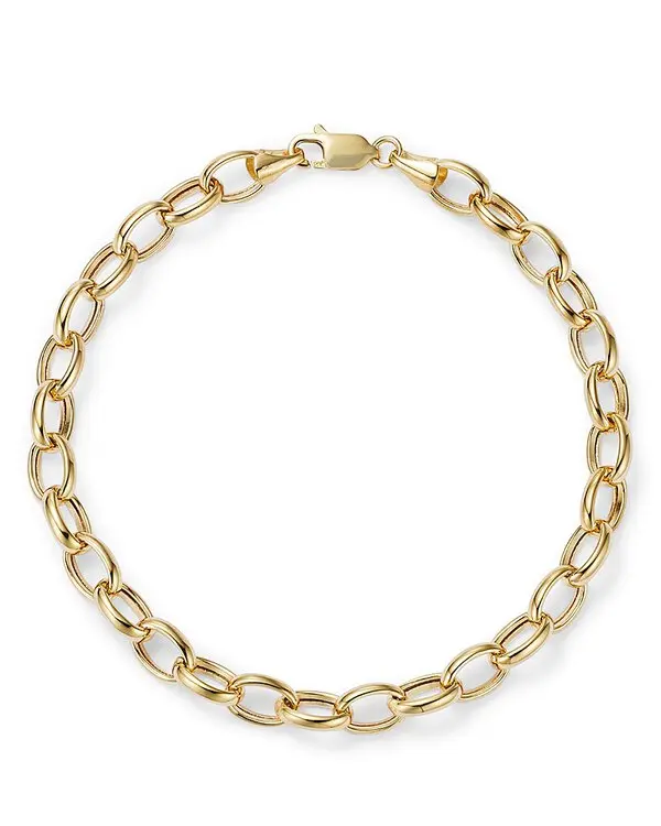 Bloomingdale'S 14k Yellow Medium Link Chain Bracelet