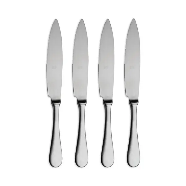 MEPRA American Ice Steak Knives, Set Of 4 - Brushed Silver