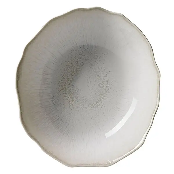 JARS Plume Dessert Plate - White Pearl