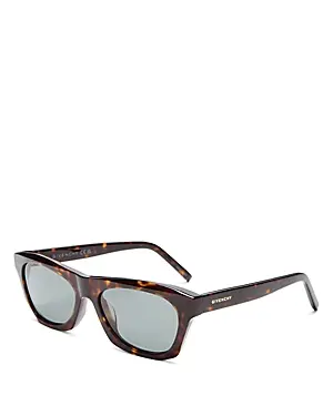 Givenchy Square Sunglasses, 55mm In Havana/Green Solid - 40  display picture 2