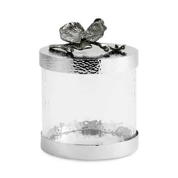 Michael Aram Black Orchid Canister, X-small - No Color