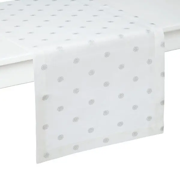MODE LIVING Vogue Table Runner, 16 X 90 - Silver