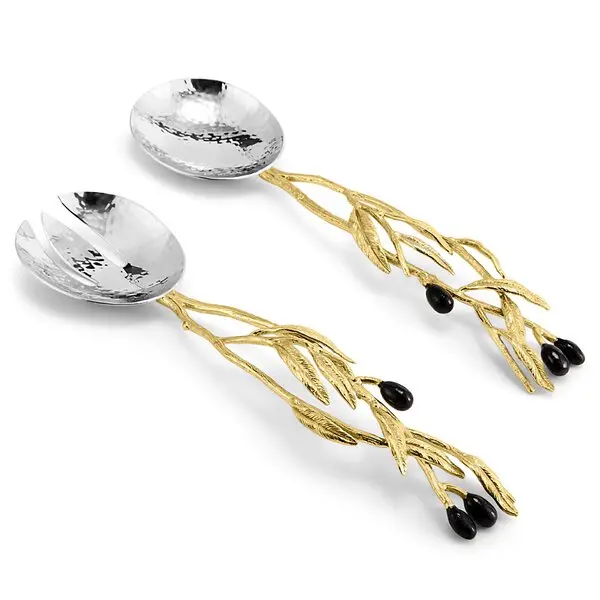 Michael Aram Olive Branch Servers, Set Of 2