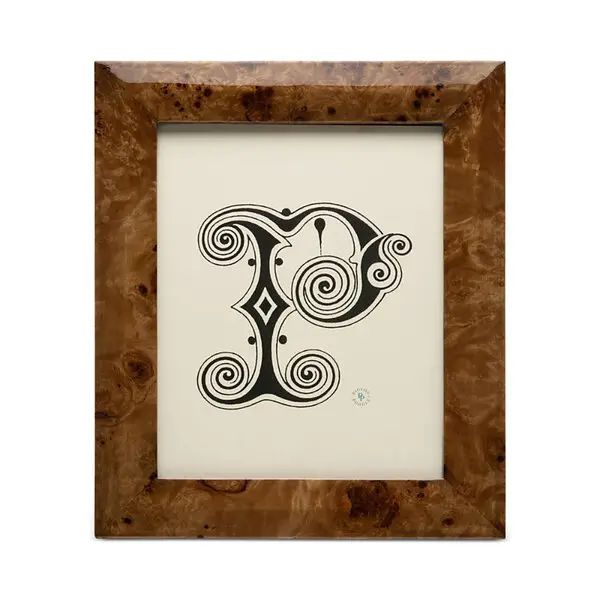 PIGEON AND POODLE Narvik Frame, 8 X 10 - Dark Brown Burl