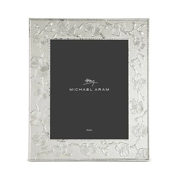 Michael Aram White Orchid Sculpted Frame, 8 X 10 - Silver