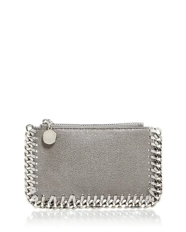 Stella McCartney Stelle Mccartney Falabella Card Case - Light Gray
