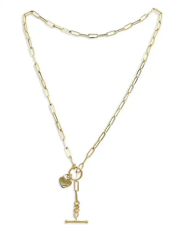 Moon Meadow 14k Toggle Heart Necklace, 18 In Gold 30% Off