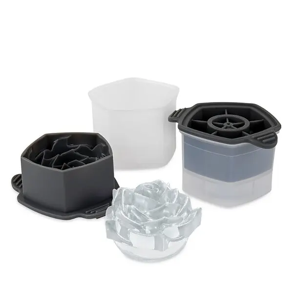 TOVOLO Rose Ice Mold, Set Of 2