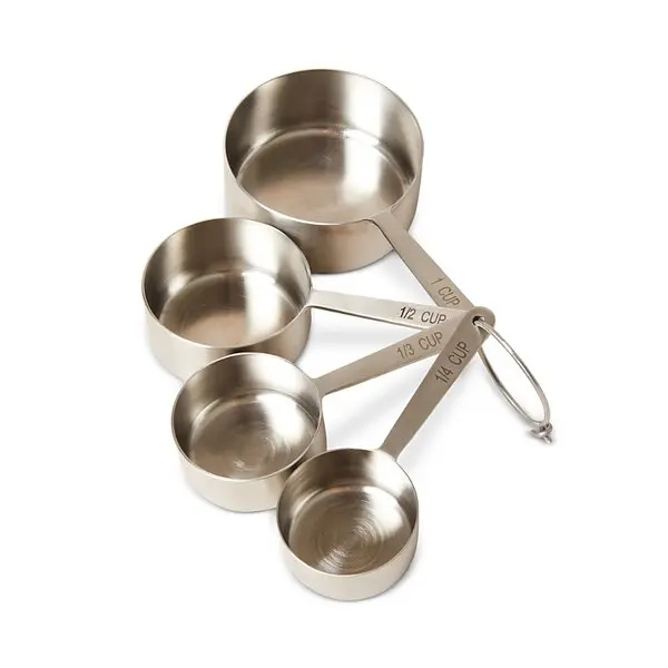 FARMHOUSE POTTERY Stowe Measuring Cup Set - Silver