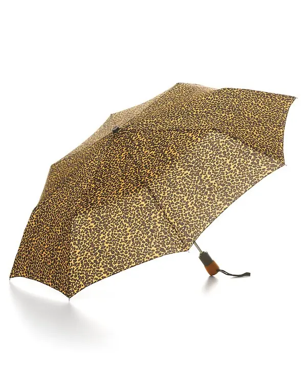 GUSTBUSTER Bloomingdale's Cheetah Print Umbrella Exclusive