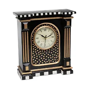 MACKENZIE-CHILDS Courtly Check Mantel Clock - Multi | Editorialist
