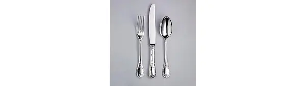 Christofle Marly Sterling Silver Serving Spoon