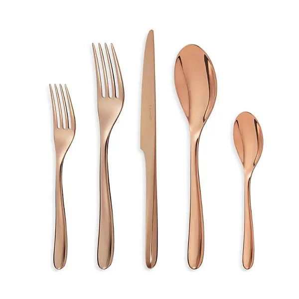 Christofle L'ame De 5 Piece Place Setting, Copper