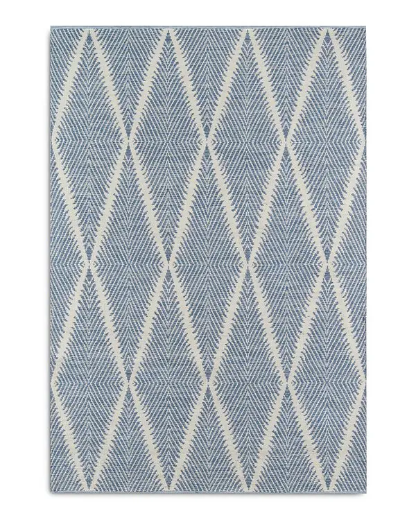 ERIN GATES River Riv-1 Area Rug, 5' X 7'6 - Denim