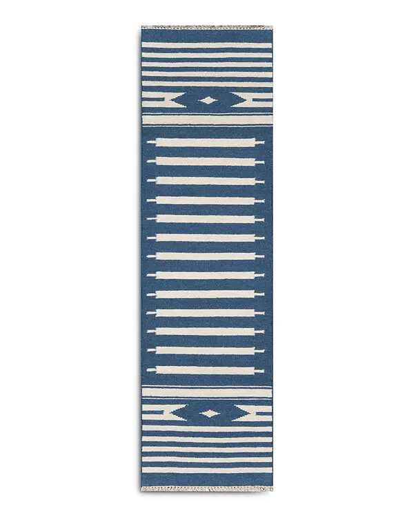 ERIN GATES Thompson Tho-1 Runner Area Rug, 2'3 X 8 - Denim