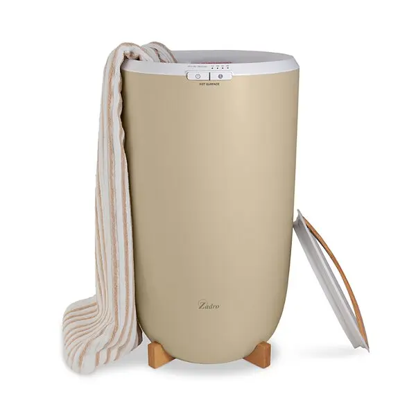 ZADRO Aromatherapy Luxury Towel Warmer, Lavender Essential Oil - Ivory