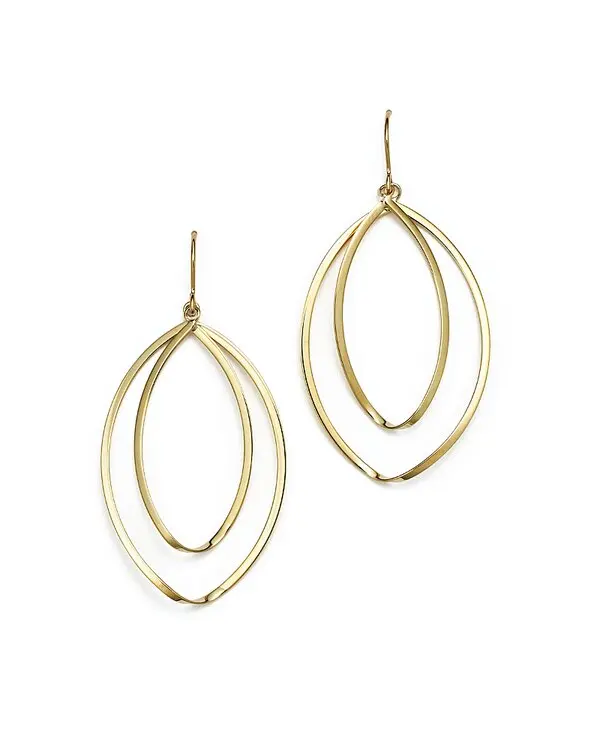 Bloomingdale'S 14k Yellow Double Twist Drop Earrings