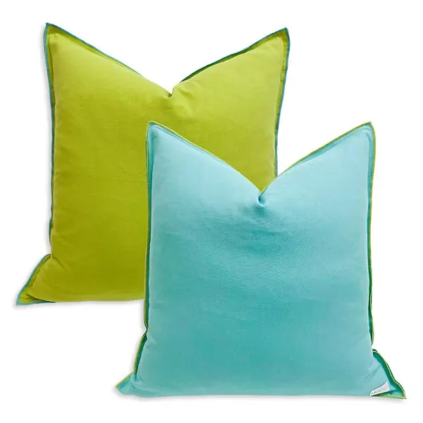 LAURA PARK Designs Two-toned Decorative Pillow, 22 X 22