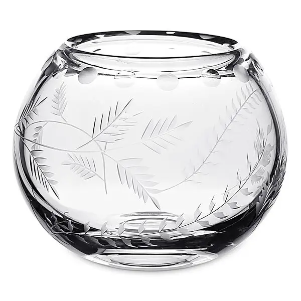 WILLIAM YEOWARD CRYSTAL Fern Rose Bowl
