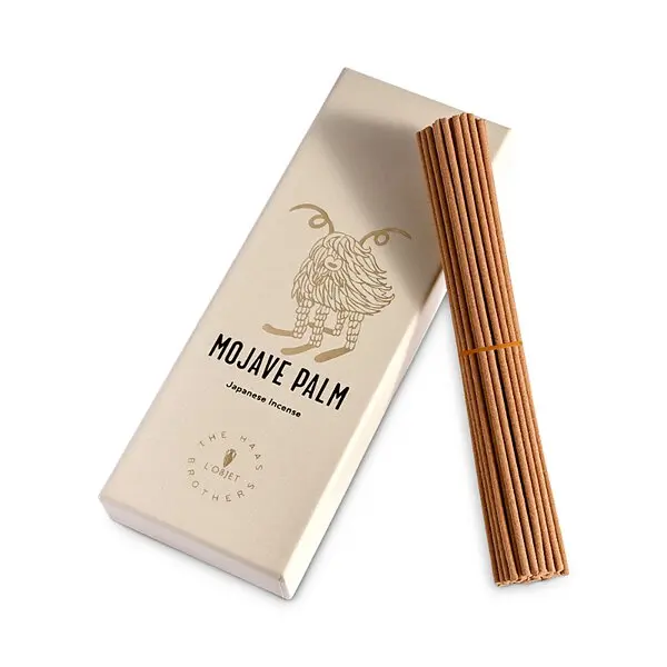 L'Objet Haas Mojave Palm Incense, 60 Sticks - Brown