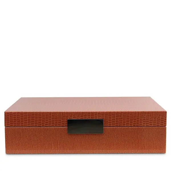 ADDISON ROSS Lacquered Box, 8 X 11 - Orange