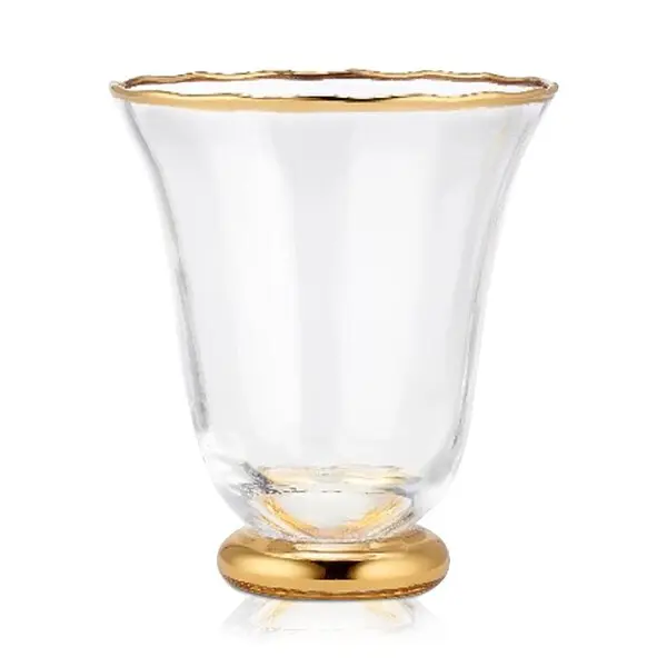 Aerin Sophia Clear Tumbler, Set Of 4 - Clear/gold