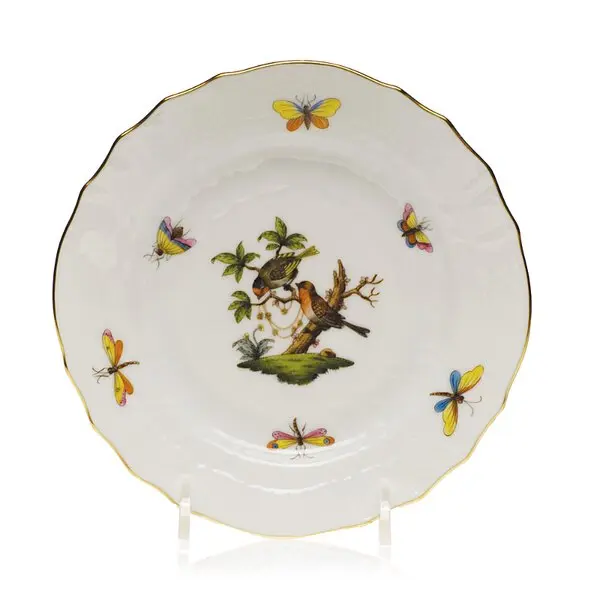 HEREND Rothschild Bird Bread & Butter Plate - Motif