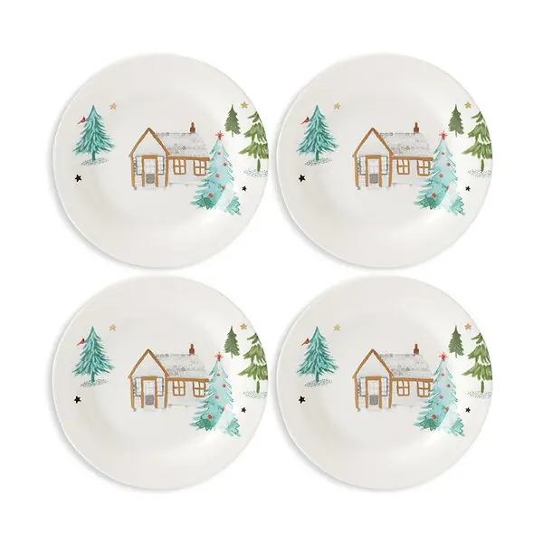 LENOX Balsam Lane Tidbit Plate, Set Of 4