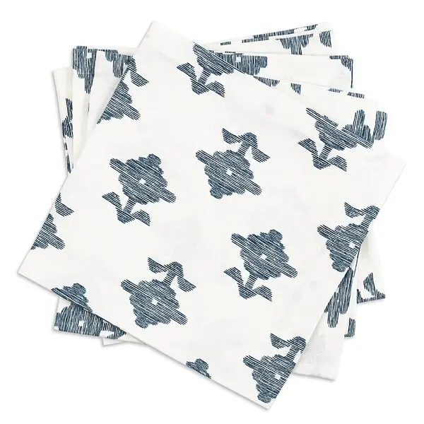 MATOUK Rubia Napkins, Set Of 4 - Navy