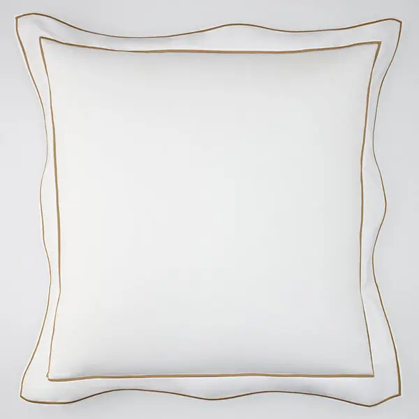 MATOUK Ansonia Percale Euro Sham - Bronze