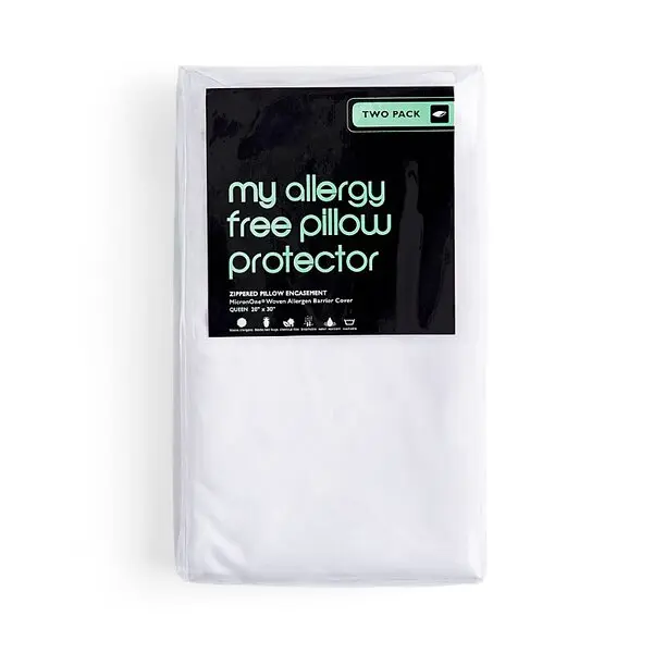 HUDSON PARK COLLECTION My Allergy Free Queen Pillow Protector, Pack Of Two Exclusive