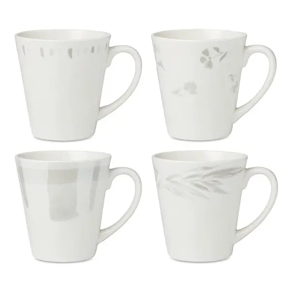 LENOX Oyster Bay Mugs, Set Of 4