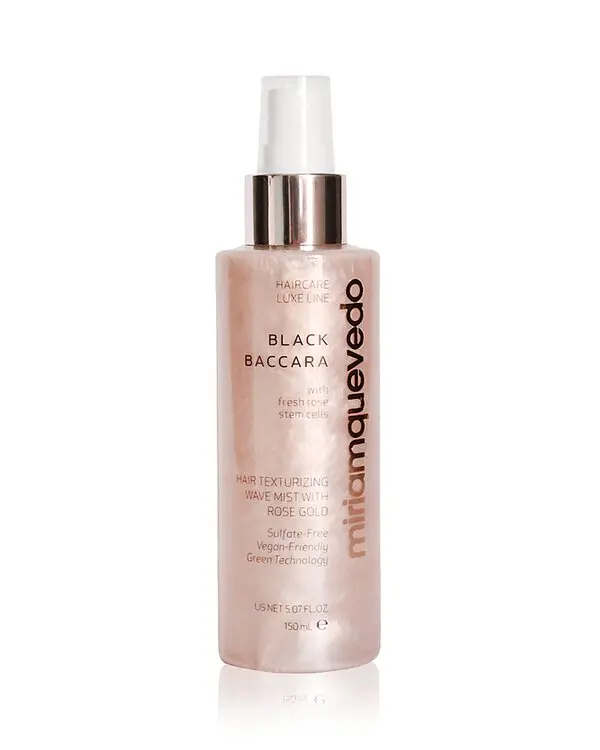 Miriam Quevedo Black Baccara Hair Texturizing Wave Mist With Rose Gold 5.1 Oz