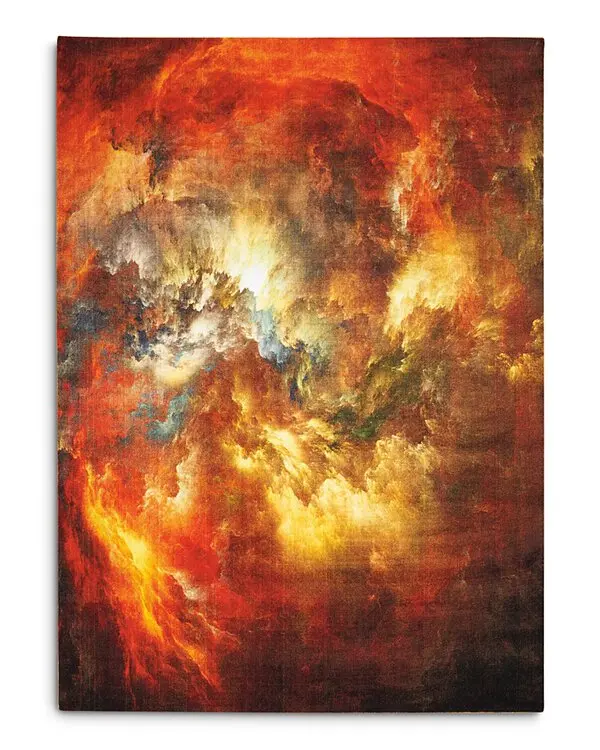 NOURISON HOME Le Reve Ler07 Area Rug, 5'3 X 7'3 - Red