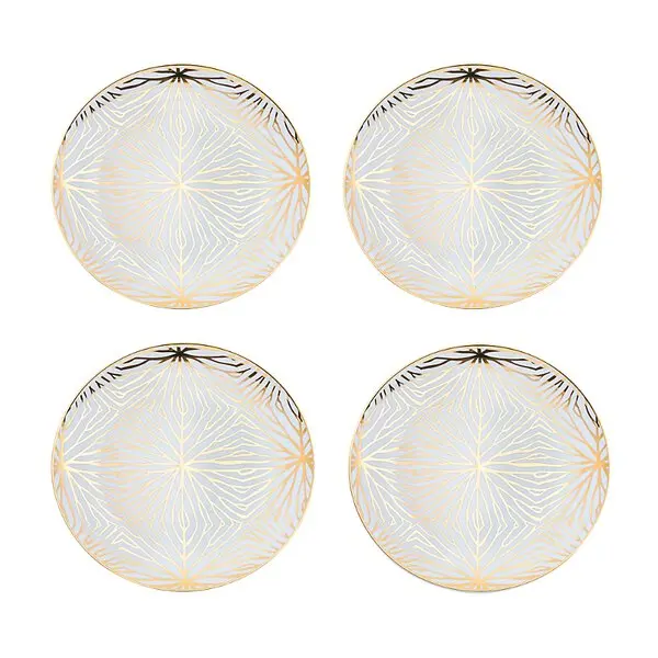 TALIANNA Lily Pad Plates, Set Of 4
