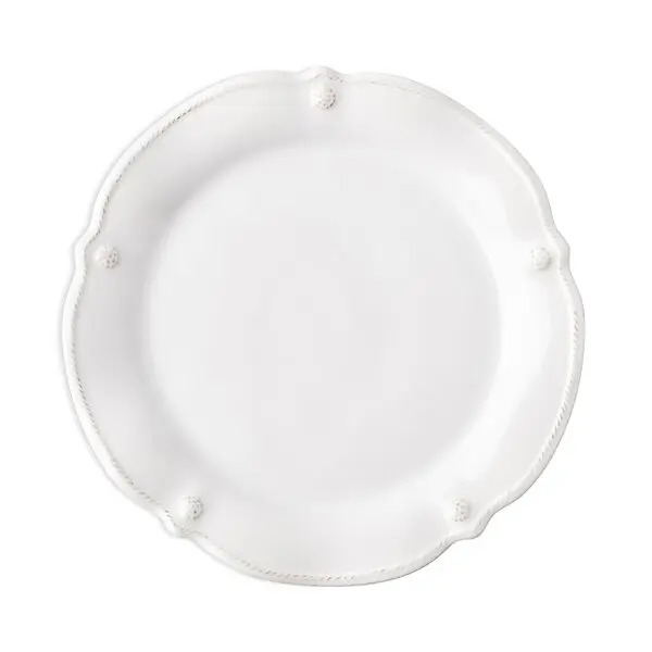 JULISKA Berry & Thread Flared Dessert/salad Plate - Whitewash