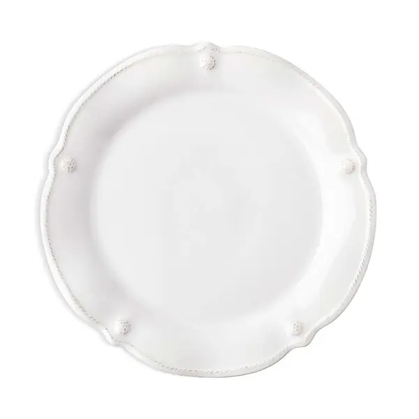JULISKA Berry & Thread Flared Cocktail Plate - Whitewash