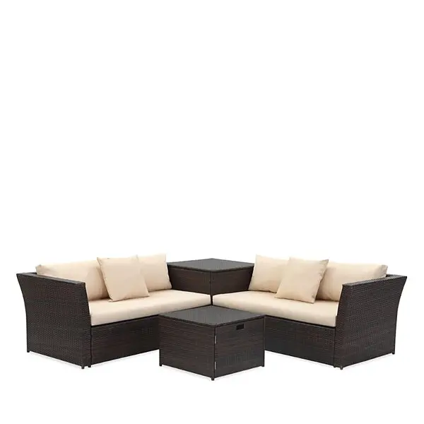 SAFAVIEH Welch Outdoor Living Sectional Set With Storage