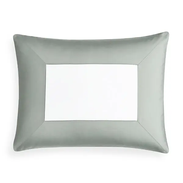 SFERRA Casida Boudoir Sham - White/seagreen