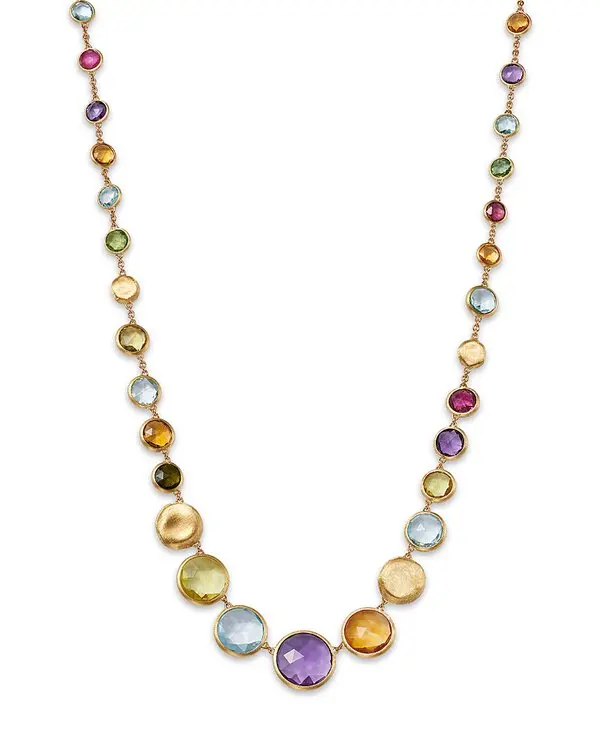 Marco Bicego 18k Gold Jaipur Gemstone Necklace - Multi