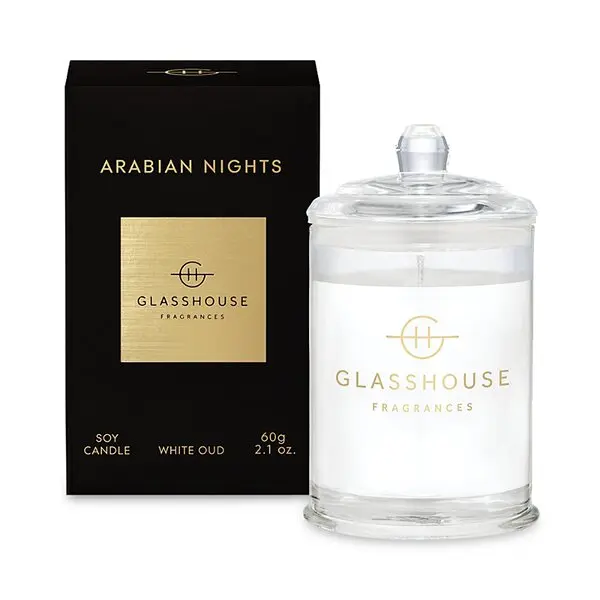 GLASSHOUSE FRAGRANCES Arabian Nights Triple Scented Candle, 2.1 Oz - No Color