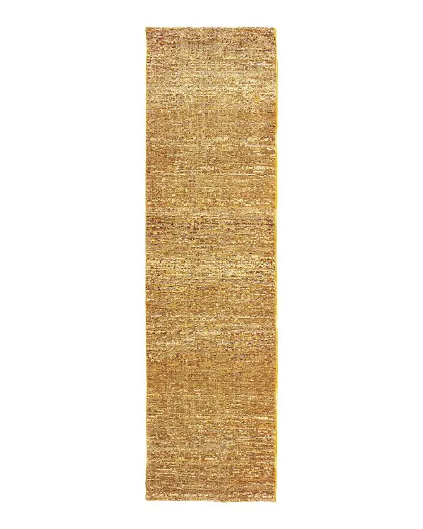 ORIENTAL WEAVERS Atlas 8033 Runner Rug, 2'3 X 8 - Gold/yellow