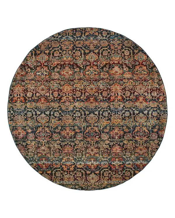 ORIENTAL WEAVERS Andorra 6836c Round Rug, 7'10 X 7'10