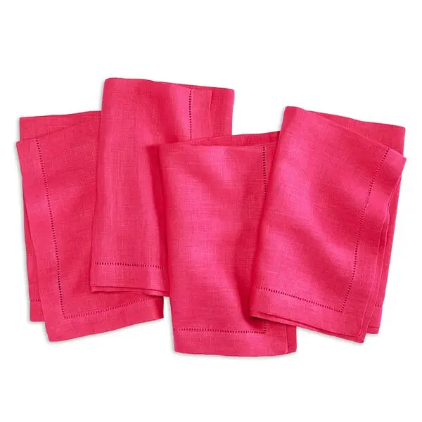 SFERRA Festival Dinner Napkins, Set Of 4 - Raspberry